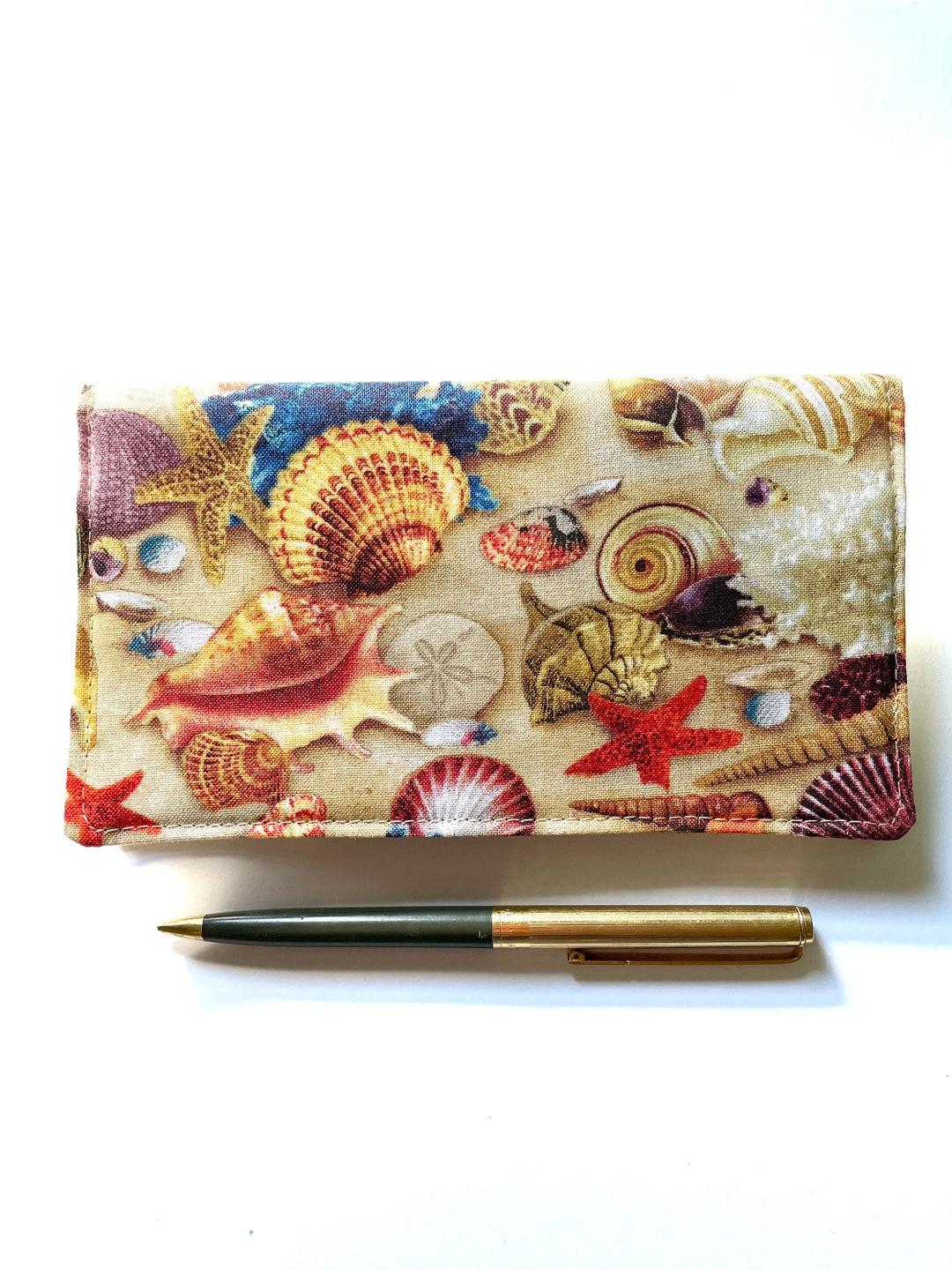 Stylish Fabric Checkbook Cover - Women's Wallet & Receipt Holder Gift ...