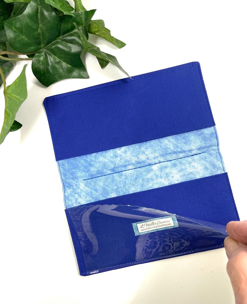 Checkbook Cover for Top/side Tear Checks: Protective Wallet Accessory ...