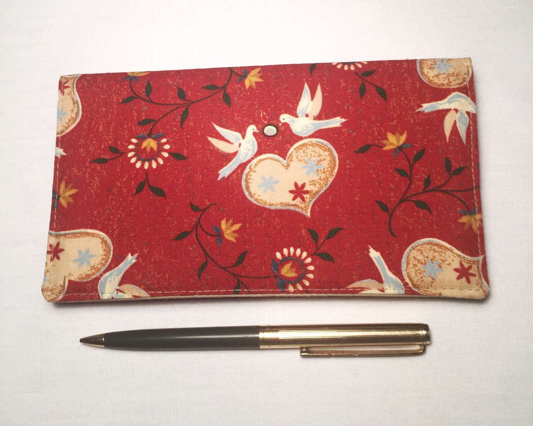 Check Book Cover, Fabric Checkbook Cover - Etsy
