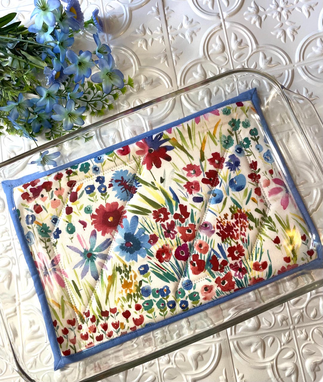 Handmade Fabric Hot Pad for Cooking and Baking Casseroles - Etsy
