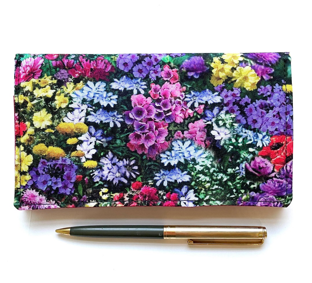 Stylish Fabric Checkbook Cover Holder and Wallet for Women - Etsy