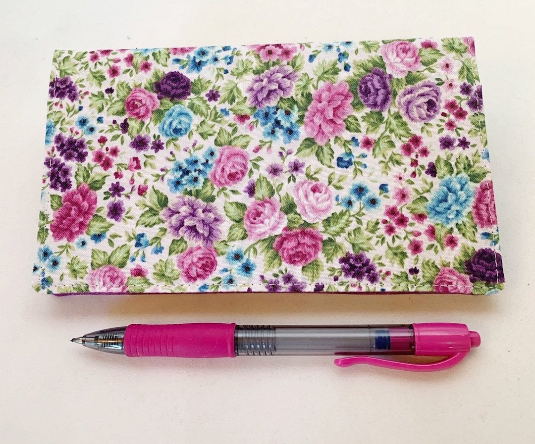 Stylish Fabric Checkbook Cover Organizer for Duplicate Checks - Etsy
