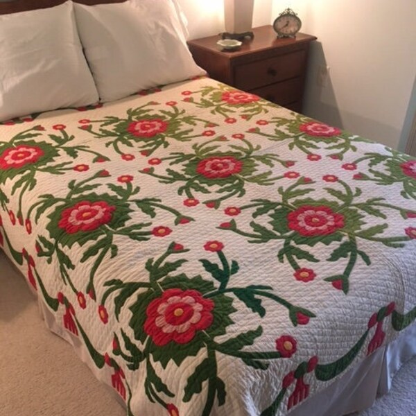 Rose of Sharon Quilt - Etsy