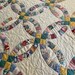 Antique Quilt double Wedding Ring Vintage Quilt - Etsy