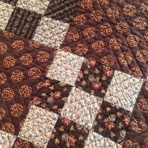 Early Antique "nine Patch" Quilt, 74" X 66" - Etsy