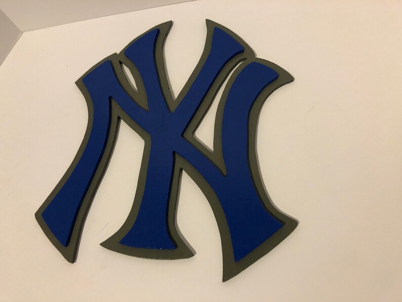 New York Yankees Sign NY Yankees Logo NY Yankee Wall Sign | Etsy