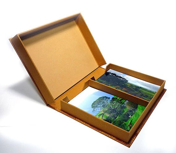 Photo Box Clamshell Box for 4x6 Photos Handmade Keepsake | Etsy