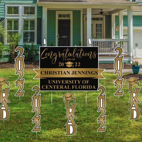 Graduation Lawn Signs Yard Signs Outdoor Lawn Decorations - Etsy