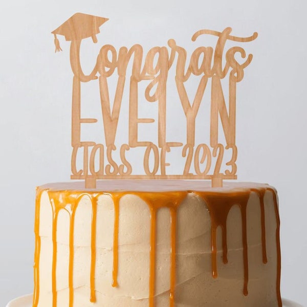 Graduation Cake Topper - Etsy