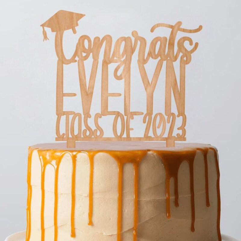 Graduation Cake Topper - Etsy