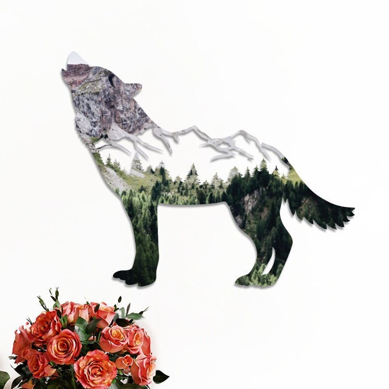 Wolf Wall Decor - Etsy