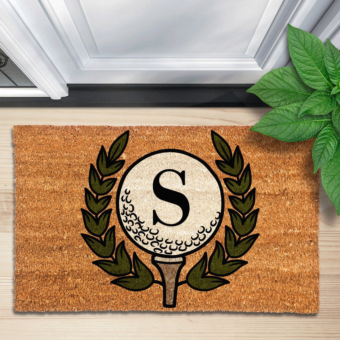 Personalized Golf Gift, Golfer Gift, Gift for Golfer, Gold Doormat ...