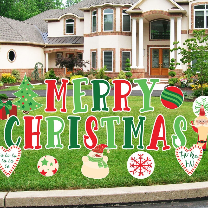Christmas Yard Sign - Etsy