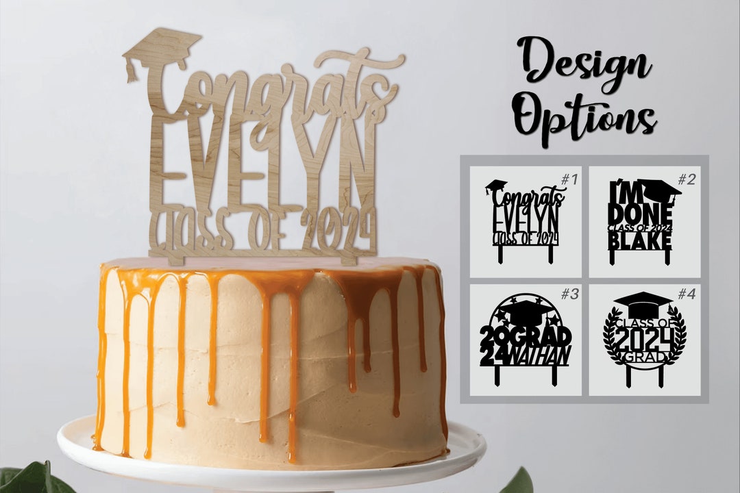 Graduation Cake Topper, Custom Graduation Topper, Graduation Decor ...