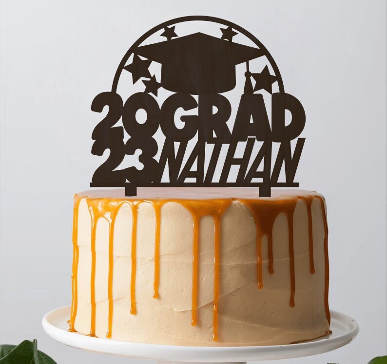 Graduation Cake Topper Custom Graduation Topper Graduation - Etsy