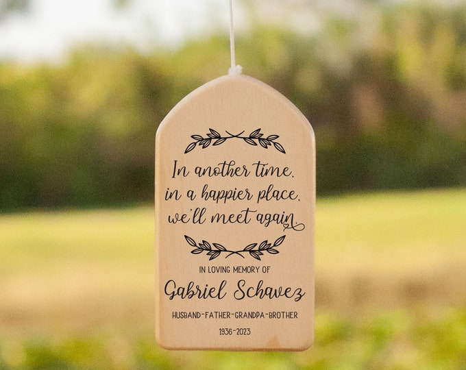 Love is in the Air Wind Chime, Personalized Wind Chime, House Warming ...