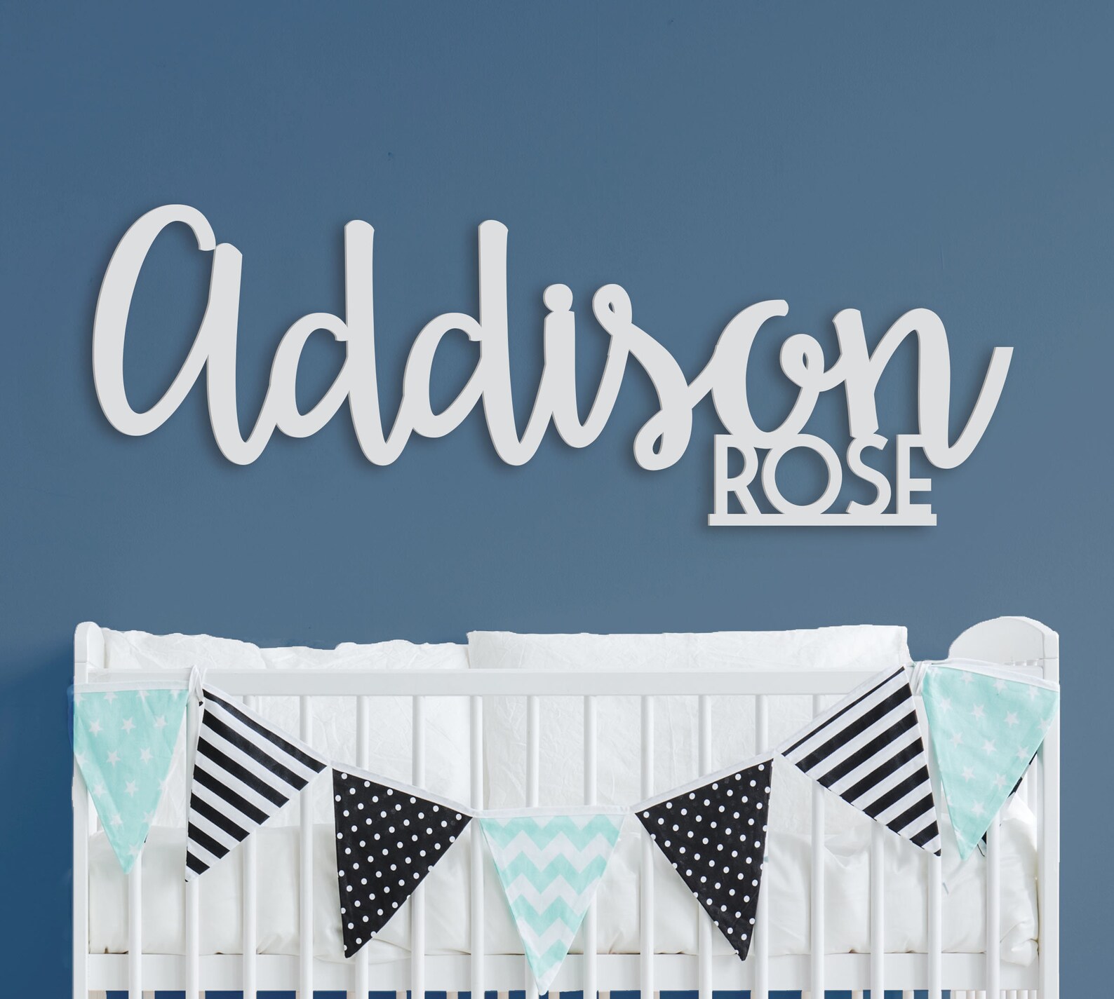 Nursery Name Sign, Nursery Decor, Personalized Wood Sign, Wooden Name ...