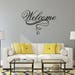 Welcome Wall Decal Great for Home, Bedroom and Living Room Decor ...
