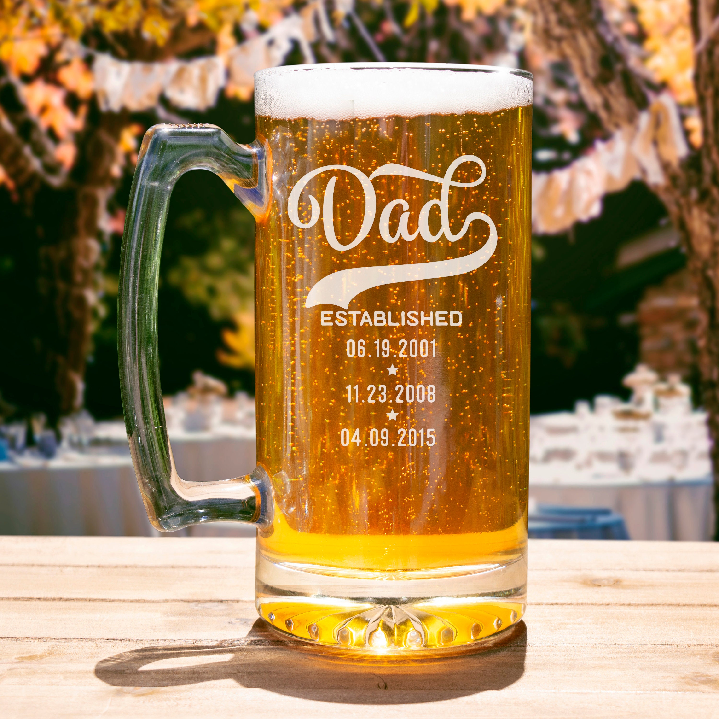 Dad Beer Mug Dad Gift New Dad Gift Personalized Beer Mug - Etsy
