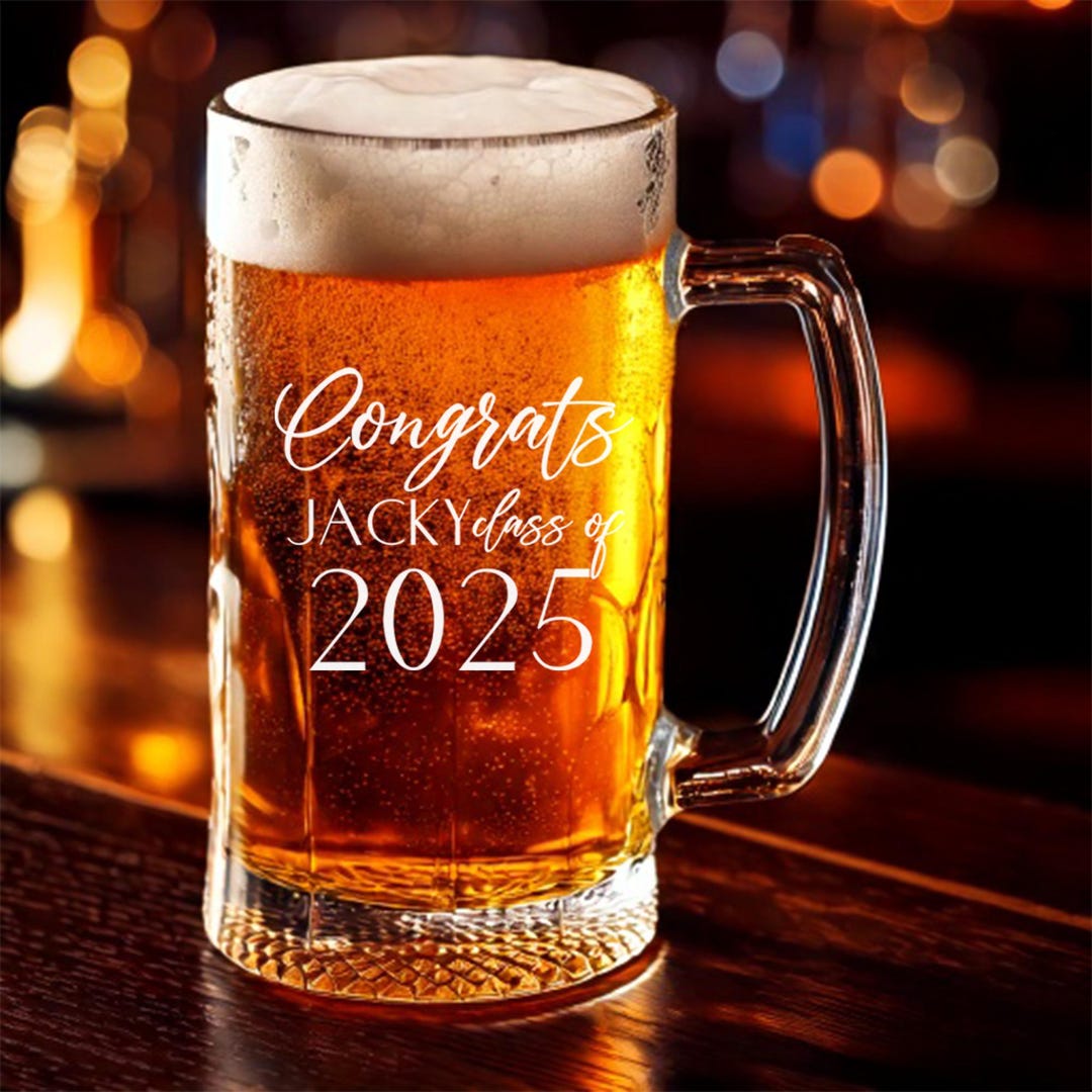 College Graduation Gift, Graduation Beer Mug, Graduation Gift, College ...