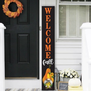 Welcome Fall Welcome Sign, Autumn Welcome Sign, Welcome Sign Front Door ...