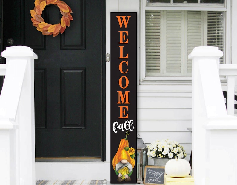 Welcome Fall Welcome Sign Autumn Welcome Sign Welcome Sign - Etsy