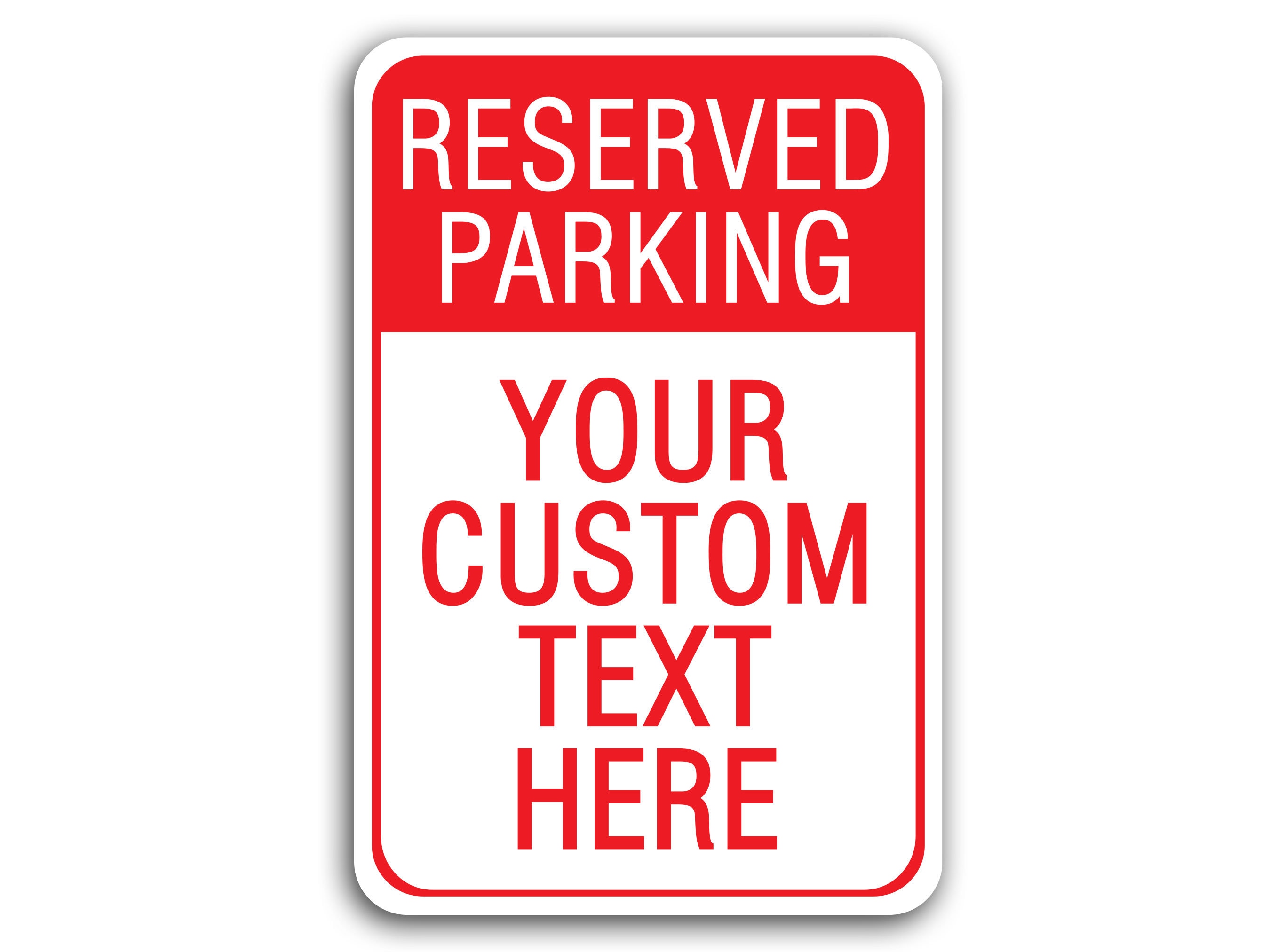 Parking Sign, Custom Parking Sign, Reserved Parking Sign, My Parking ...