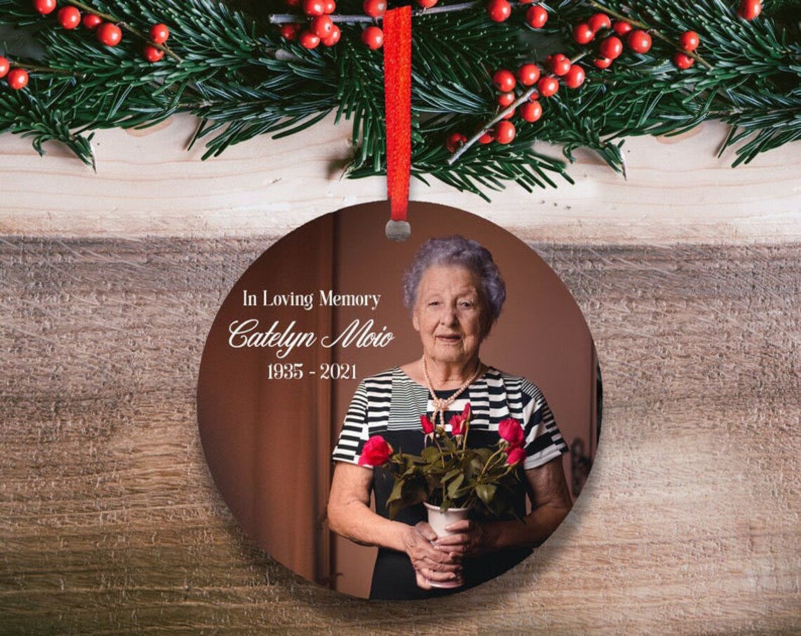 In Loving Memory Christmas Ornament Personalized Ornament | Etsy