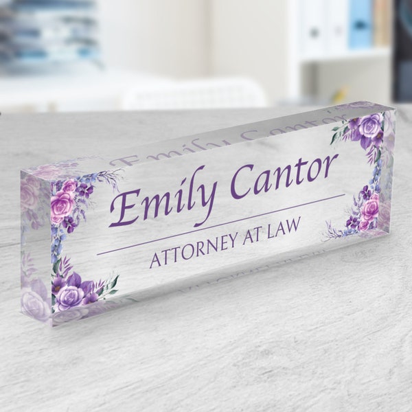 Personalized Name Plate - Etsy