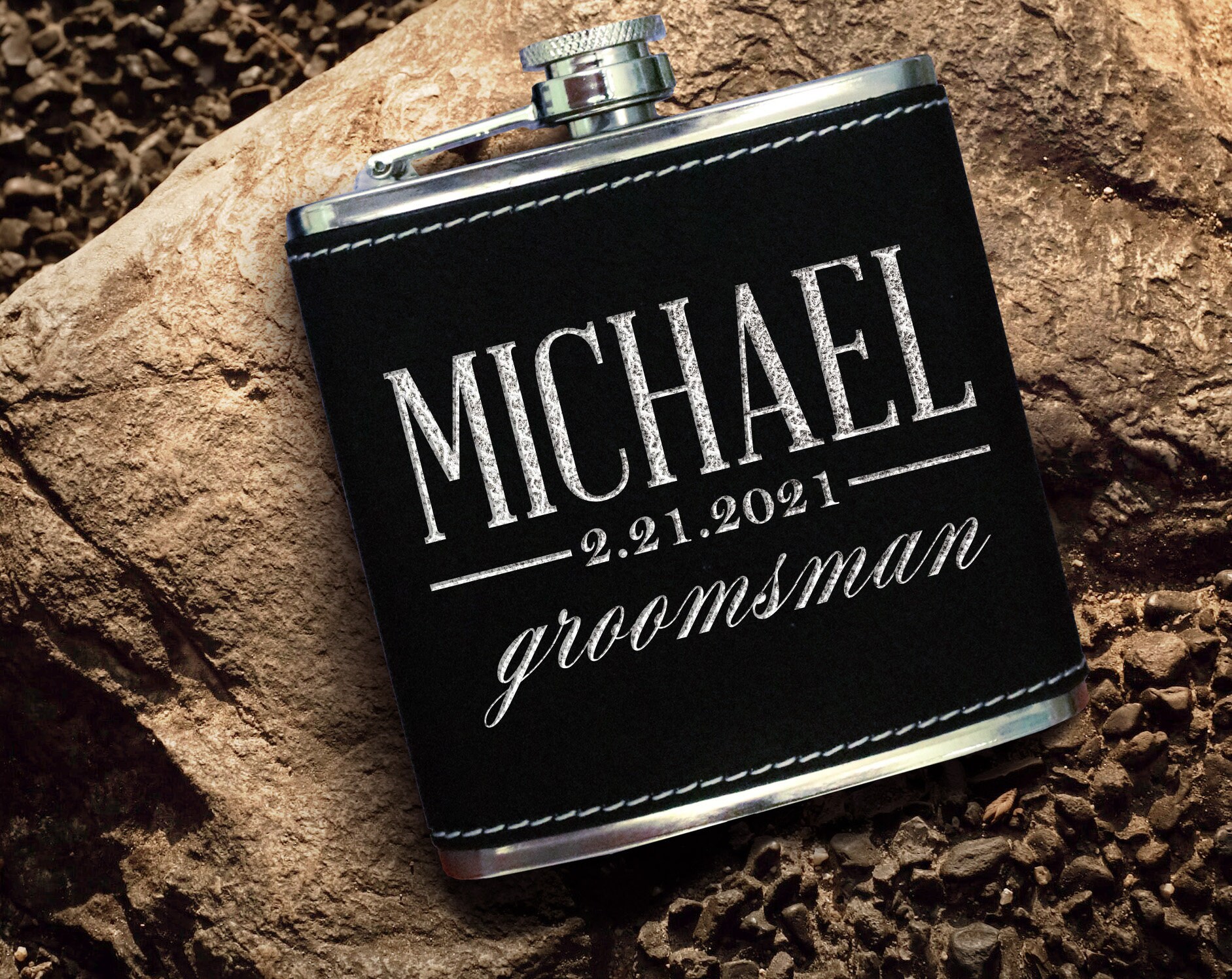 Groomsmen Gift Personalized Flask Groomsmen Flask Groomsmen | Etsy