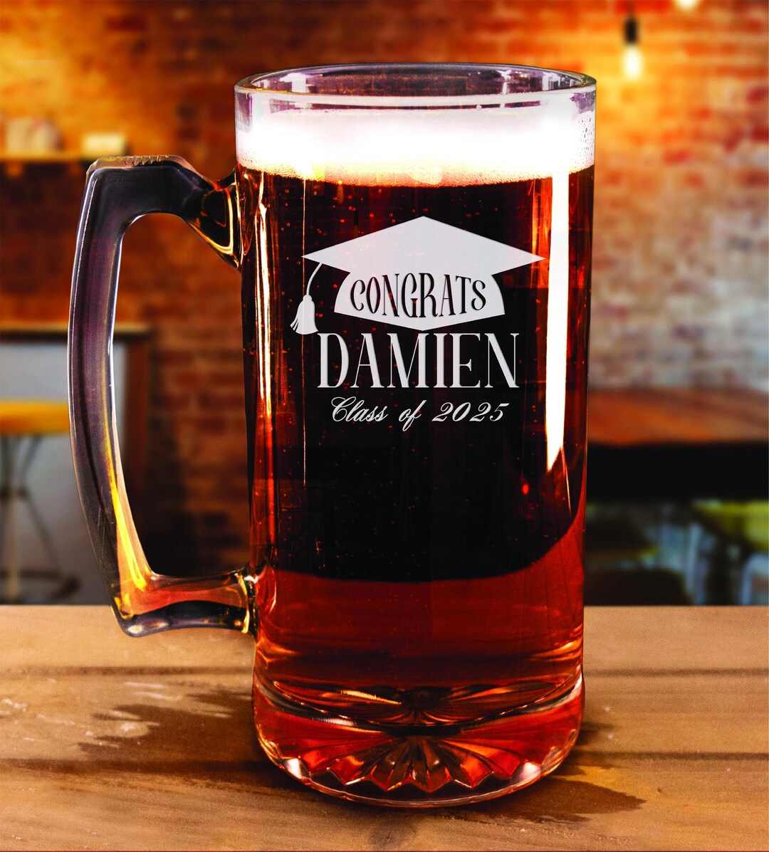 College Graduation Gift, Graduation Beer Mug, Graduation Gift, College ...