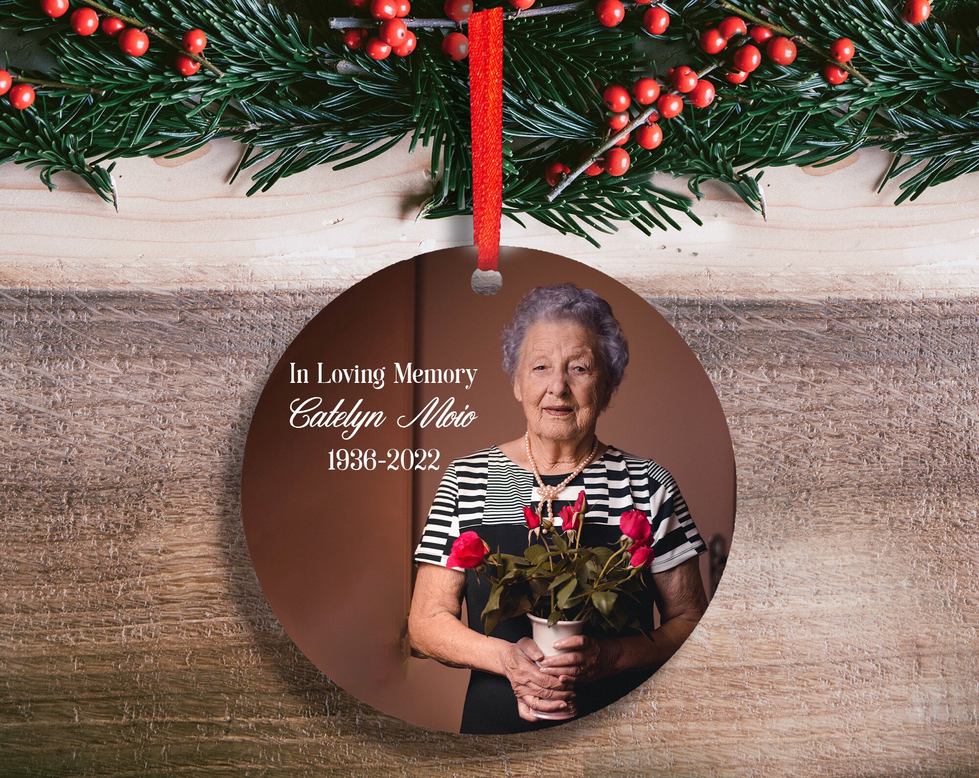 In Loving Memory Christmas Ornament Personalized Ornament - Etsy