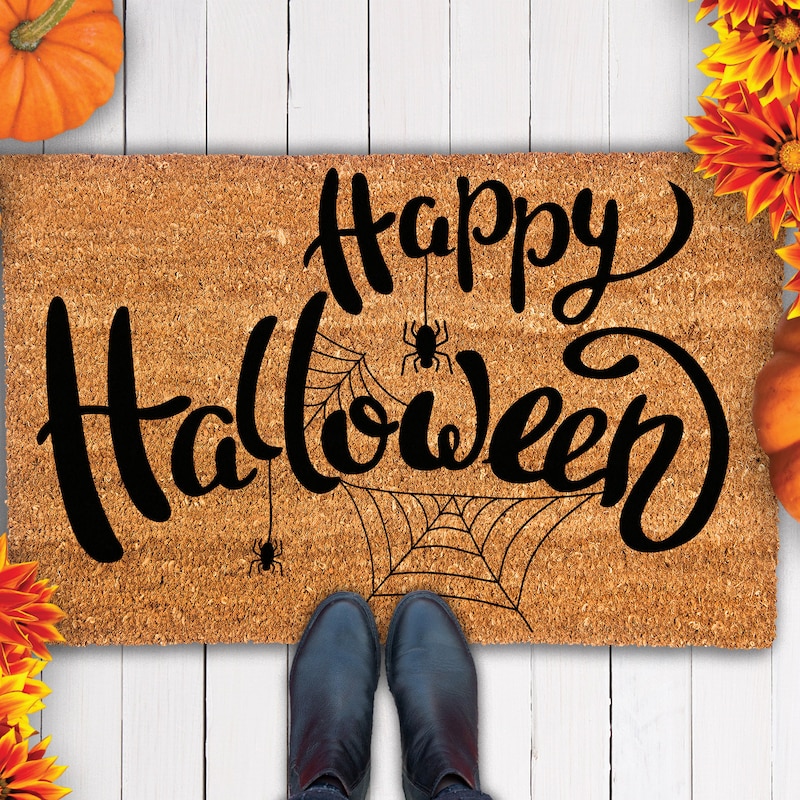 Halloween Door Mat - Etsy