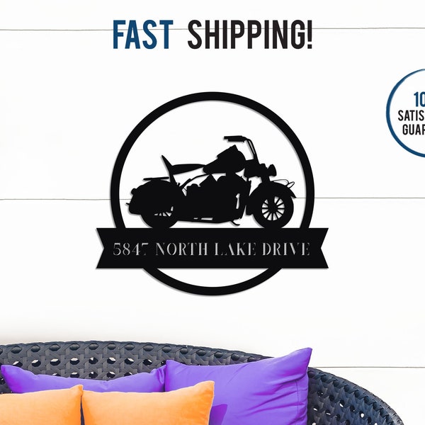 Motorcycle Sign - Etsy