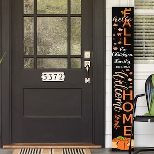 Fall Welcome Sign, Autumn Welcome Sign, Welcome Sign Front Door ...
