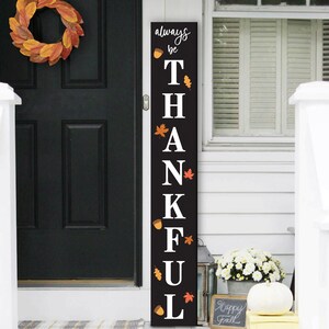 Always Be Thankful Welcome Sign, Autumn Welcome Sign, Welcome Sign ...