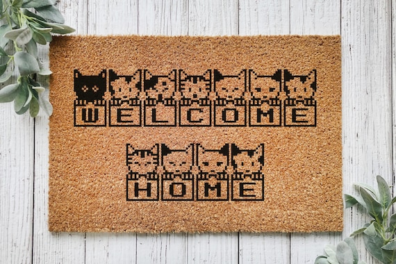 Welcome Home Cat Housewarming Gift Wedding Gift Custom | Etsy
