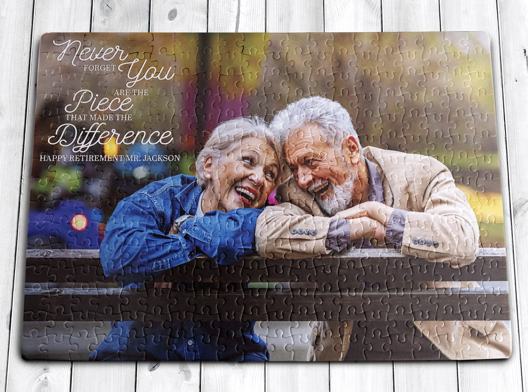 Personalized Puzzle, Retirement Gift, Gift for Retirement, Retirement ...