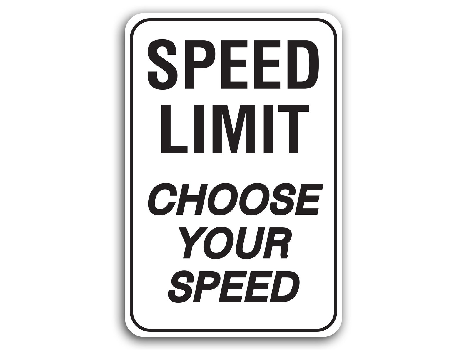 Speed Limit Sign, Custom Speed Limit Sign, Custom Signs, 55 Speed Limit ...