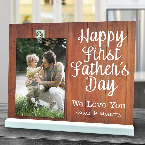 Fathers Day Photo Frame Fathers Day Gift Photo Holder Dad | Etsy