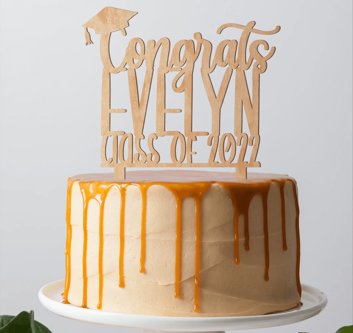 Graduation Cake Topper Custom Graduation Topper Graduation - Etsy