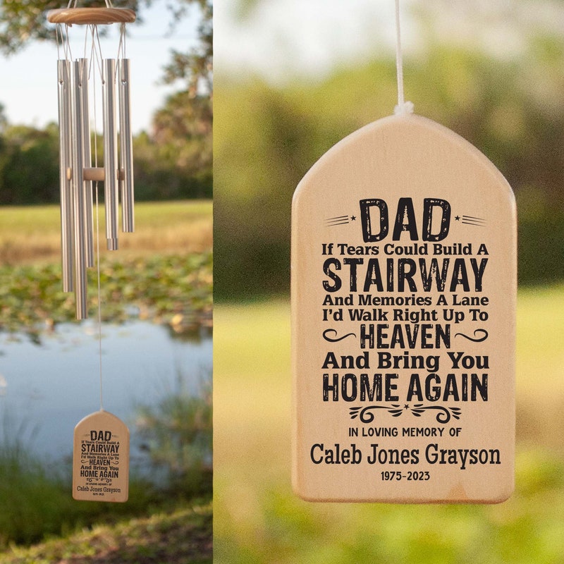 Memorial Wind Chimes - Etsy
