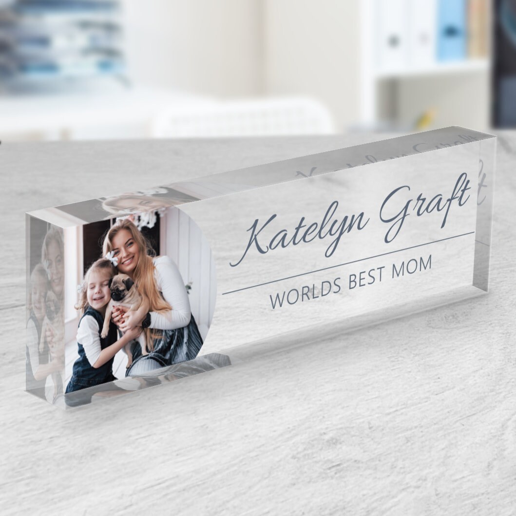 Personalized Name Plate for Desk Custom Office Decor Work - Etsy