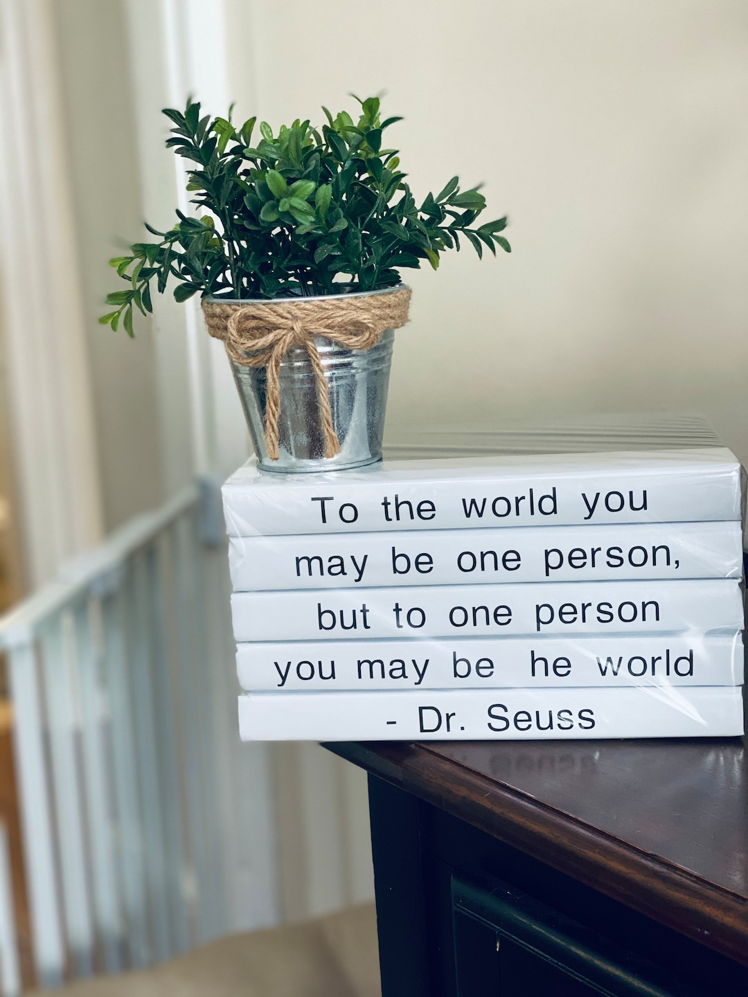 Set of 5 Decorative Quote Coffee Table Books - Etsy