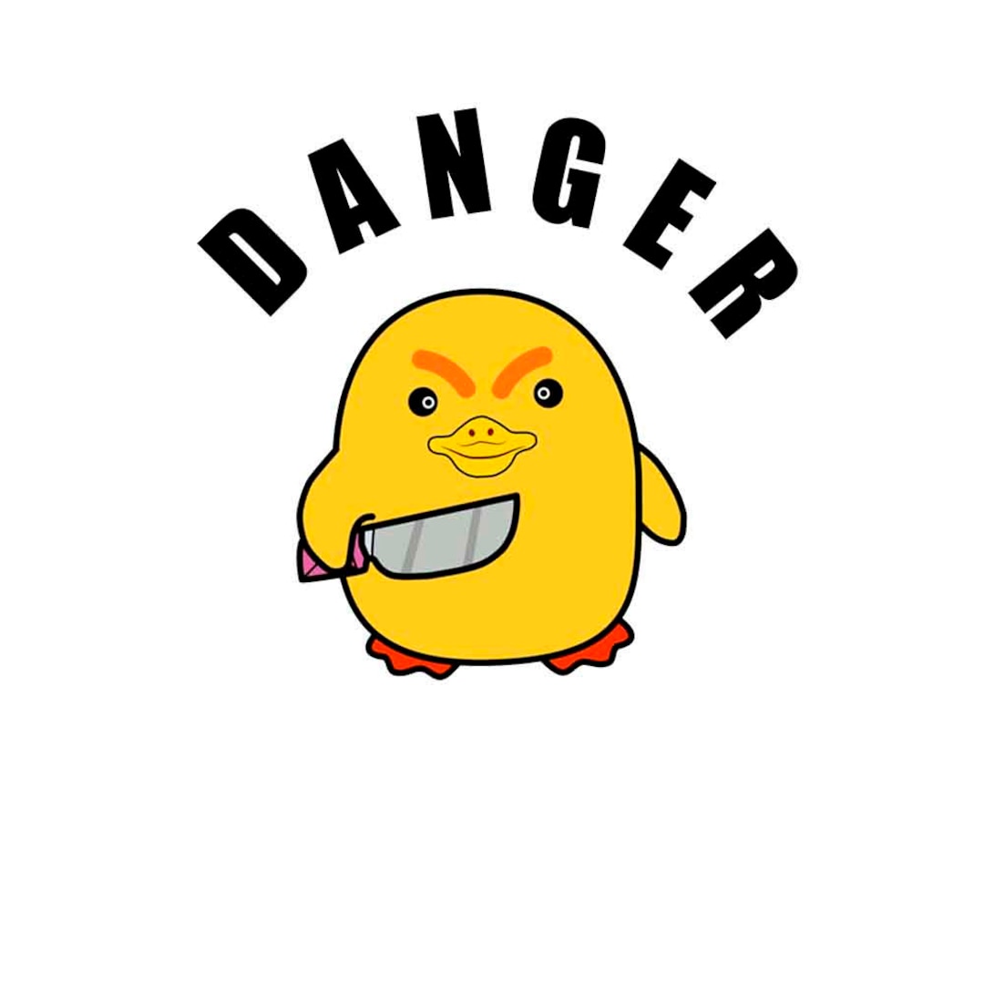 Danger Duck With Knife Instant Download, PNG, Digital Download - Etsy