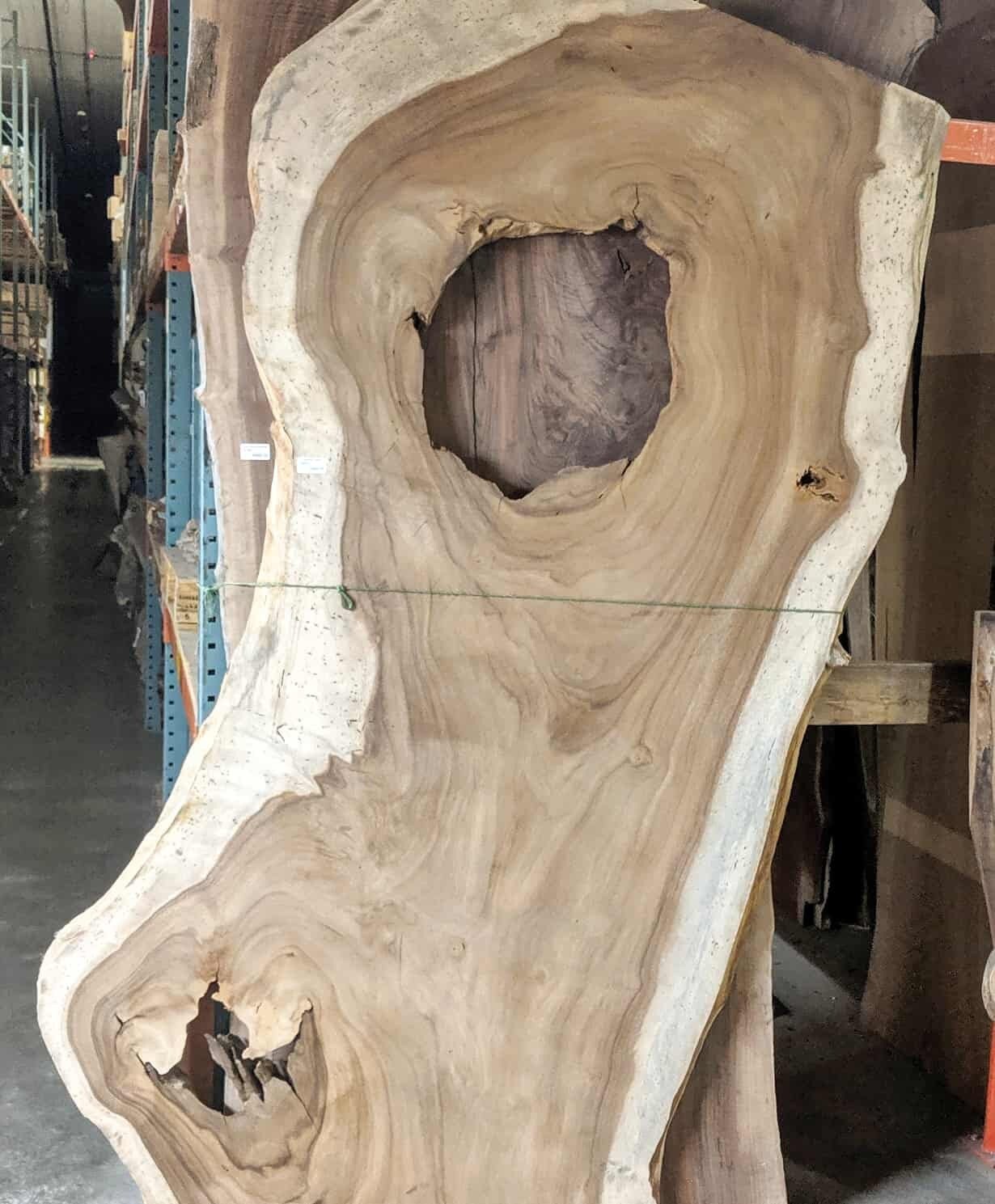 Parota Wood Slab With Inlayed Design - Etsy