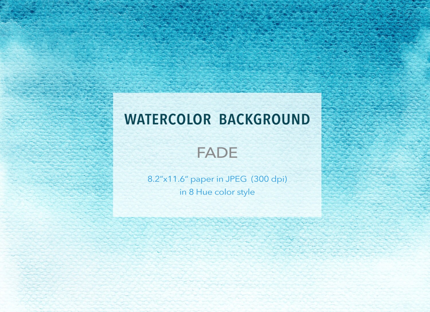 Watercolor Background - Fade - 8.2" X 11.6" Printable, Free Commercial ...
