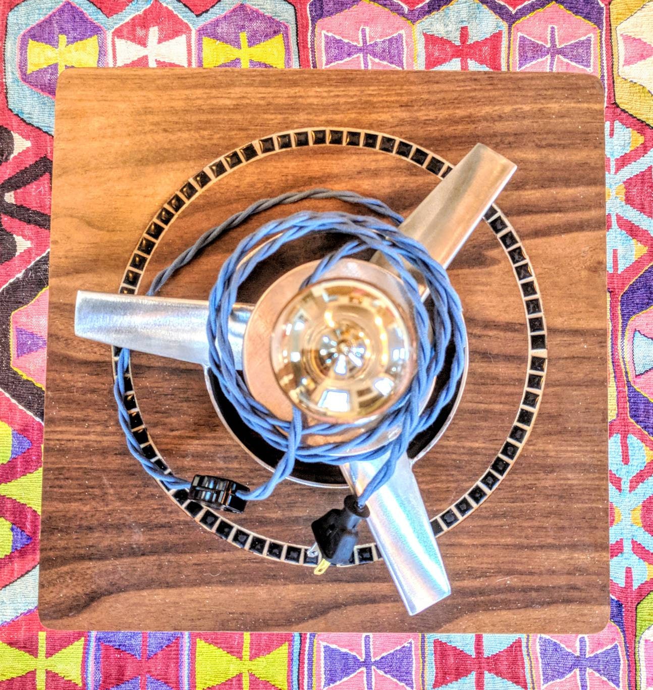 Propeller Lamp, Stainless Steel Prop Lamp, Urban Desk Lamp - Etsy.de