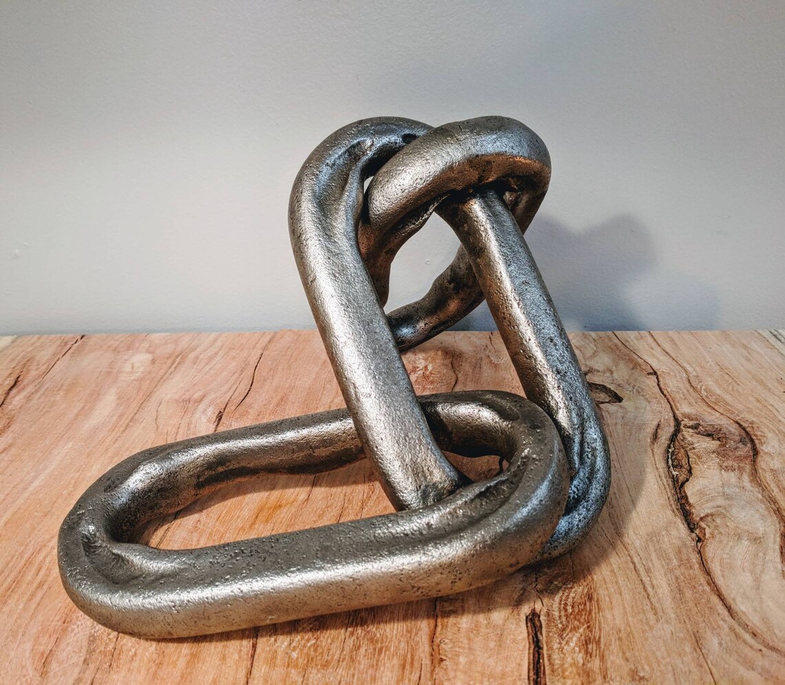 Large Chain Sculpture, Vintage Steel Chain Art Piece - Etsy New Zealand