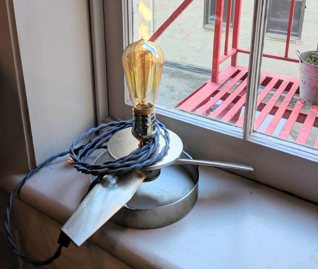 Propeller Lamp, Stainless Steel Prop Lamp, Urban Desk Lamp - Etsy.de